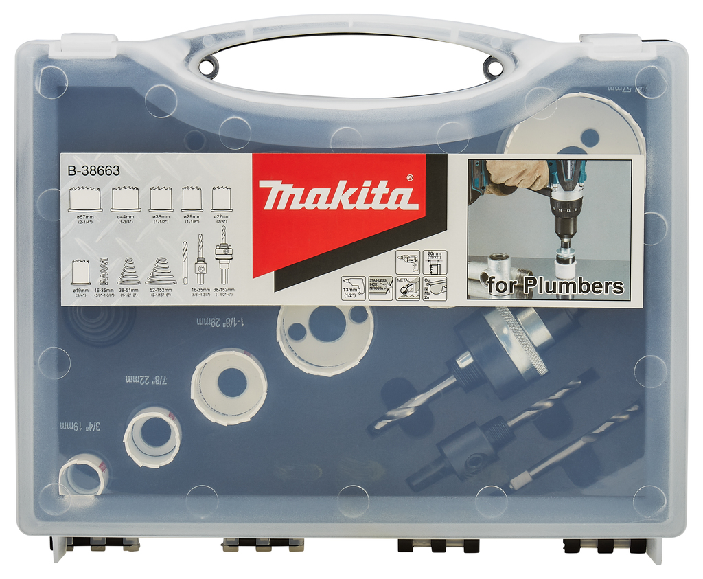 B-38663 - Gatzaagset 15-delig metaal | Makita.nl