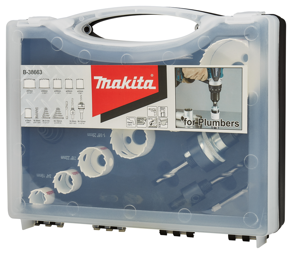 B-38663 - Gatzaagset 15-delig metaal | Makita.nl