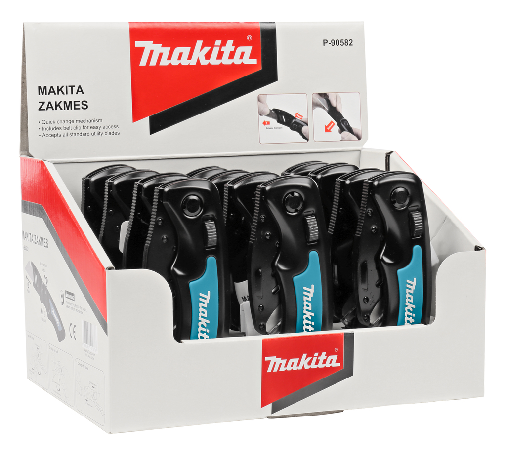 P-90582-12 - Display 12x zakmes | Makita.nl